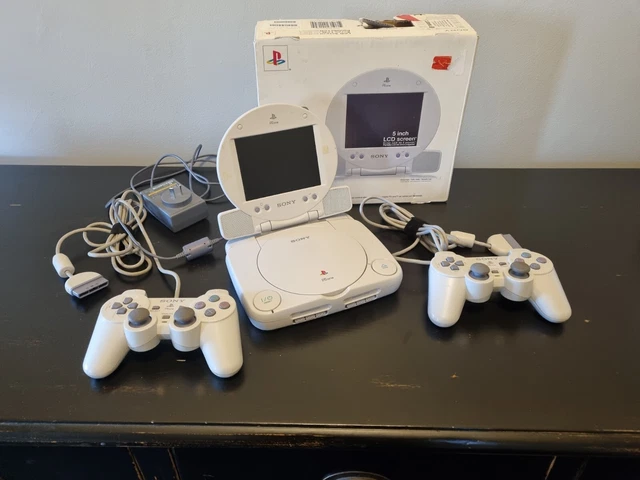 SONY PLAYSTATION PS One Console And Screen LCD SCPH-130 w/ Accessories ...