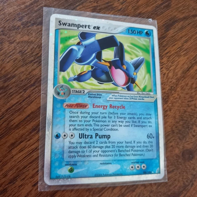 POKEMON SWAMPERT EX Holo Crystal Guardians 97/100 LP/EX EUR 119,99 ...