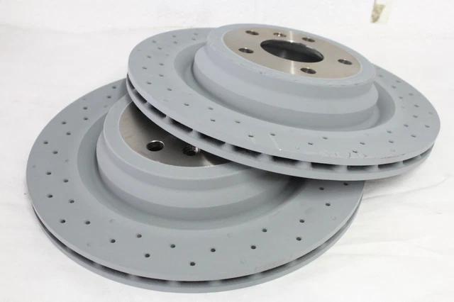 GENUINE MERCEDES-BENZ W166 ML GLE Sports Pack REAR Brake Discs X2 ...