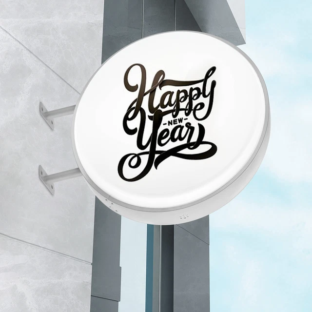 60CM BLANK ROUND LED Lightbox / Circular Projecting Lightbox /Signs ...