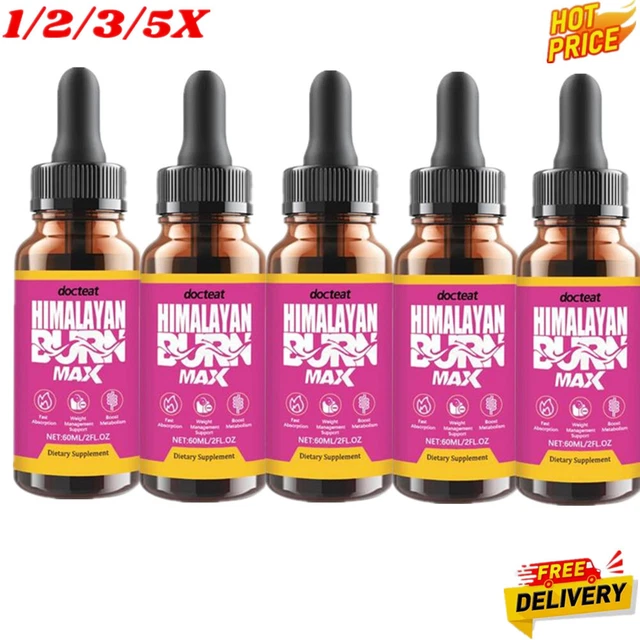 HIMALAYAN BURN MAX Advanced Liquid Drop Supplement 60ML / 2 FL.OZ 1 ...
