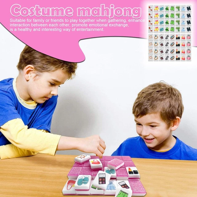 FUN COSTUME MAHJONG Game Blocks Mahjong Sets D8K8 $90.67 - PicClick AU