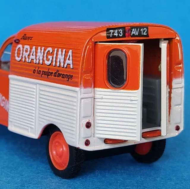 CITROËN 2CV AZU 1955 Orangina 1/43° Norev Hachette #9 Modèle En Bon ...