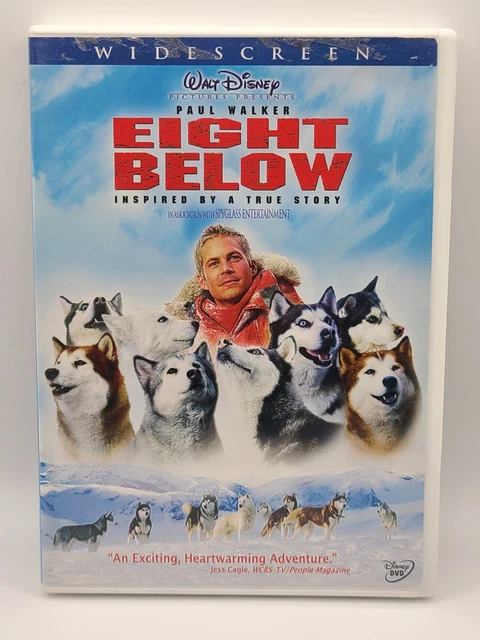 EIGHT BELOW (DVD, 2006 Widescreen) TESTED AND WORKS PAUL WALKER $6.75 ...