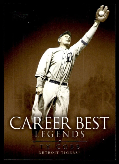 2009 TOPPS LEGENDS of the Game Career Best Ty Cobb Detroit Tigers #LGCB ...