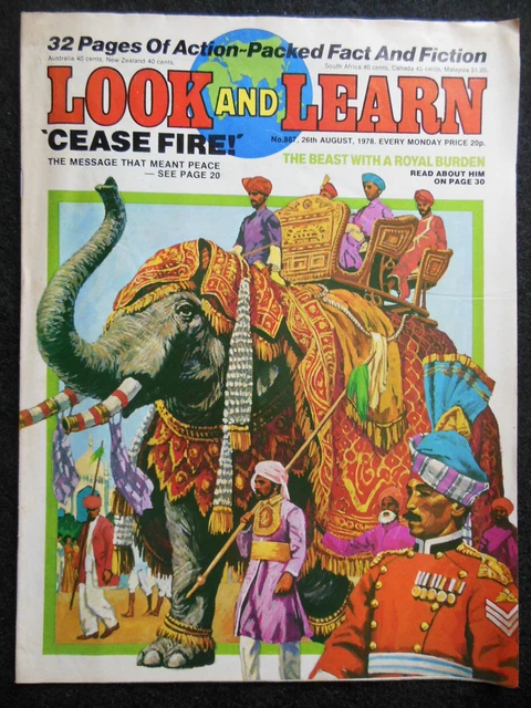 LOOK AND LEARN Magazine - 26th August 1978 - Vintage Children's ...