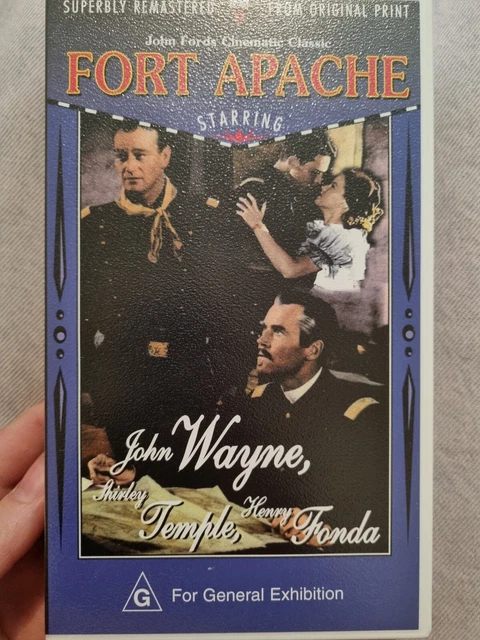 FORT APACHE JOHN Wayne Shirley Temple vhs video tape movie EUR 8,52 - PicClick DE