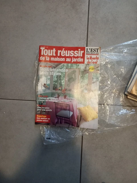 MAGAZINE TOUT RÉUSSIR de la maison au jardin n° 27 EUR 20,00 - PicClick FR