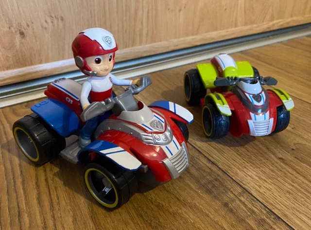PAW PATROL RYDER figure & Rescue ATV vehicle + jungle rescue ATV ...