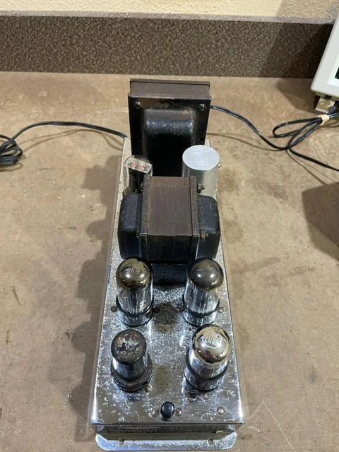 RADIO CRAFTSMEN C400 (Balladier B140) Mono Chrome chassis 6V6GT HiFi Tube Amp £156.96 - PicClick UK