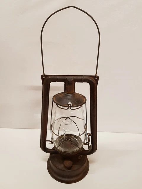 VINTAGE CHALWYN PILOT Kerosene Hurricane Oil Lamp Lantern Made in ...