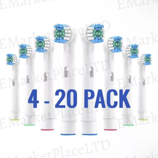 ORAL B BRAUN Toothbrush Heads Compatible Replacement Electric 4 8 12 16 ...