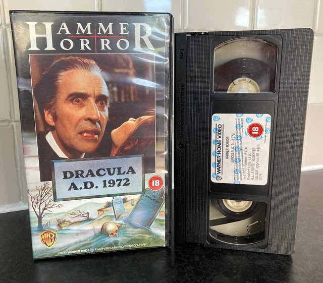 HAMMER HORROR DRACULA A.D 1972 VHS Horror Vampires 📼💥 £22.95 - PicClick UK
