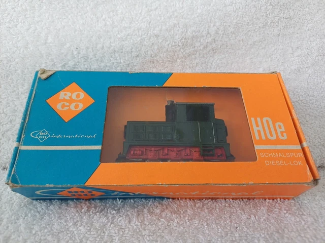 ROCO HOE GAUGE 4150 Diesel 0-6-0 Shunter Loco in green livery £54.99 ...