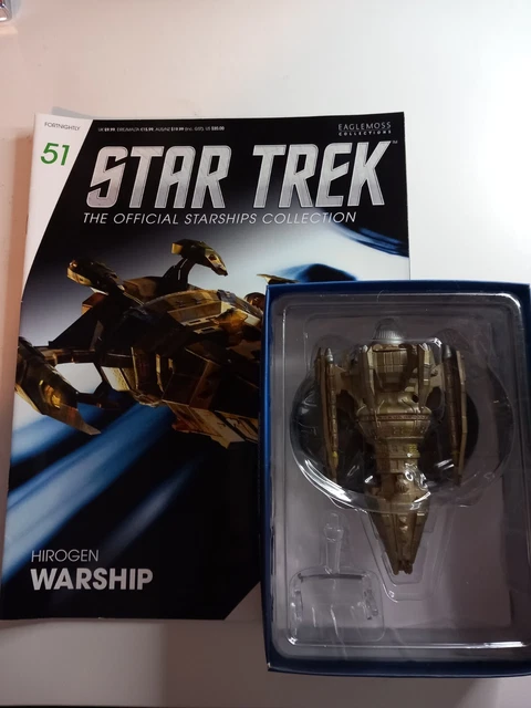 STAR TREK OFFICIAL Starship Collection Hirogen Warship+ Magazine No 51 ...