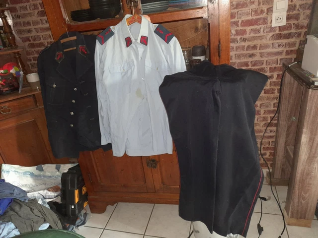 ANCIENNE TENUE COMPLÈTE De Pompier EUR 30,00 - PicClick FR