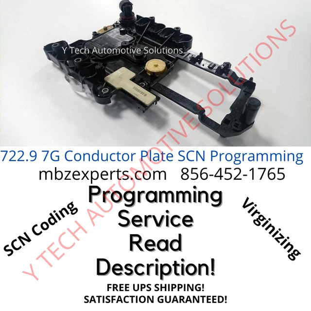MERCEDES BENZ 7G 722.9 Conductor Plate Transmission Reset Unlocking ...