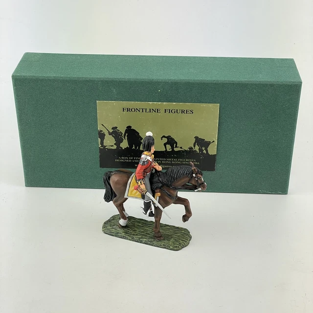 FRONTLINE FIGURES NAPOLEONIC Era Gordon Highlanders Mounted Officer £49 ...