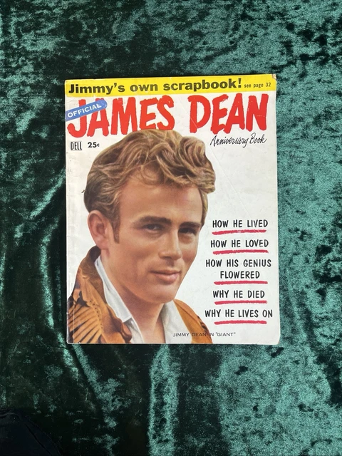 JAMES DEAN OFFICIAL Anniversary Book - 1956 £11.81 - PicClick UK