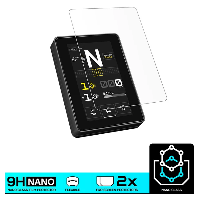 KTM 1390 SUPER ADVENTURE (2025-) NANO GLASS Dashboard Screen Protector x 2 £12.99 - PicClick UK