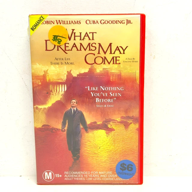 WHAT DREAMS MAY Come (1998) - Big Box VHS Tape - PAL - Ex Rental $25.00 ...