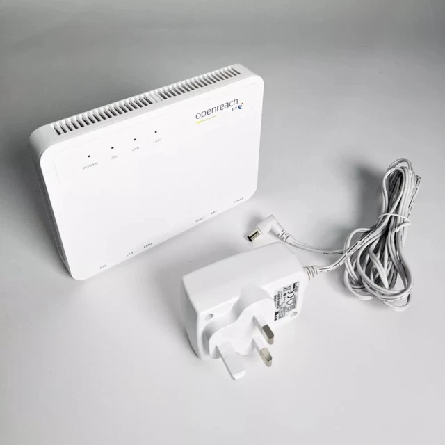 BT OPENREACH HUAWEI Echolife HG612 Model 3B VDSL FTTC Fibre Modem £25. ...