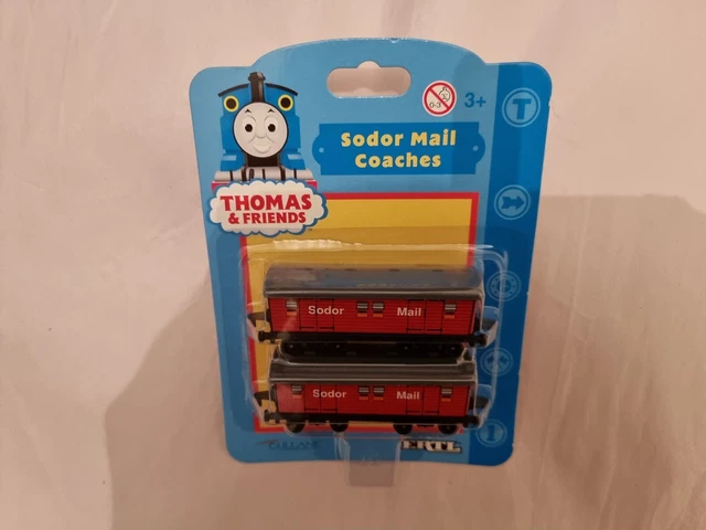 THOMAS THE TANK Engine & Friends ERTL SODOR MAIL COACHES NEW AND SEALED ...