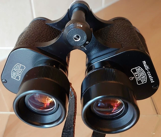 CARL ZEISS JENA 8x30 mc 1Q Deltrentis I.F. Binoculars, DDR, with reticle. Govt. £185.00 ...