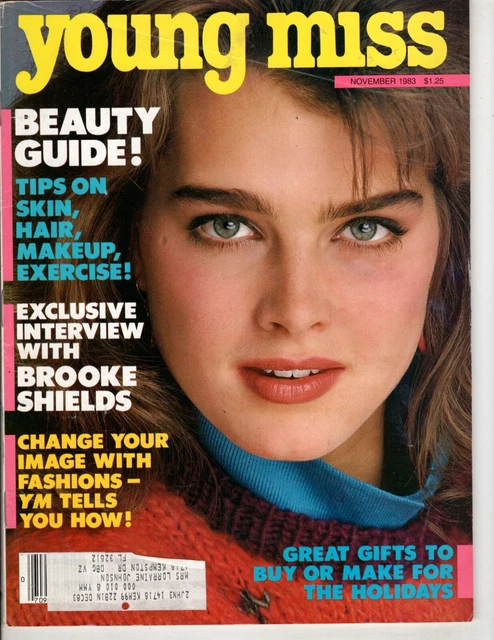 VINTAGE TEEN YOUNG Miss Magazine November 1983 BROOKE SHIELDS £42.60 ...