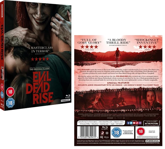 EVIL DEAD RISE (2023): Horror. Flesh-possessing demons - NEW US Rg1 DVD EUR 27,10 - PicClick FR
