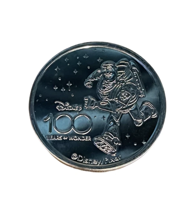 DISNEY 100 YEARS of Wonder Celebration Toy Story Buzz Coin Medallion ...