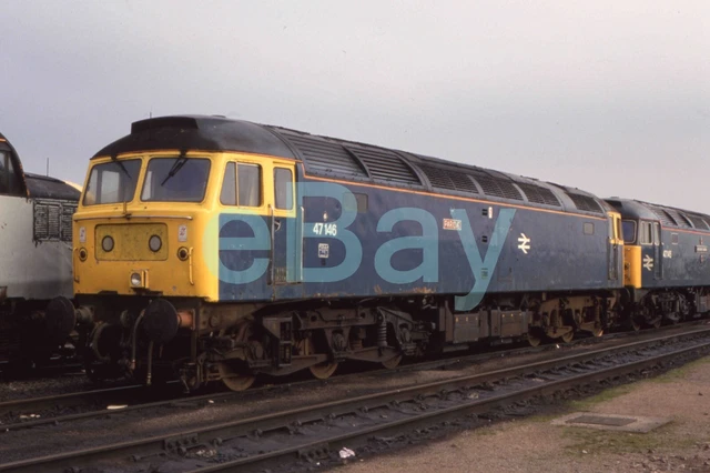 35MM RAILWAY SLIDE of Class 47 47146 @ Tinsley Copyright to Buyer £4.99 ...