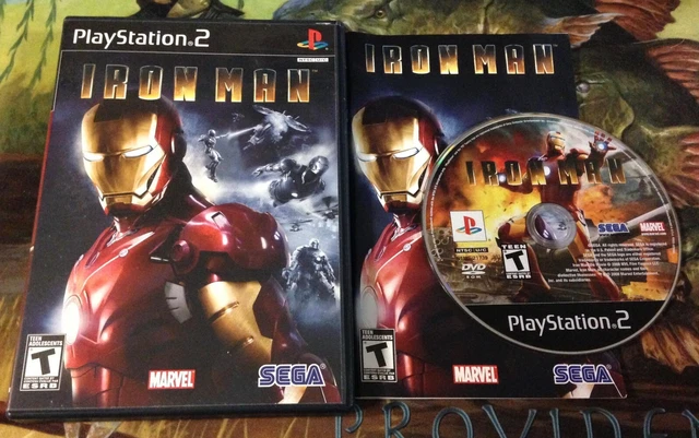 IRON MAN (SONY PlayStation 2 PS2 2008) Complete CIB Marvel MCU SEGA $11 ...