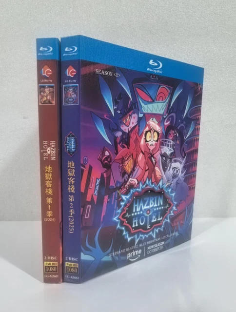 HAZBIN HOTEL SEASON 1-2 (2025) Animation 4-Disc New Sealed Box Set $41. ...