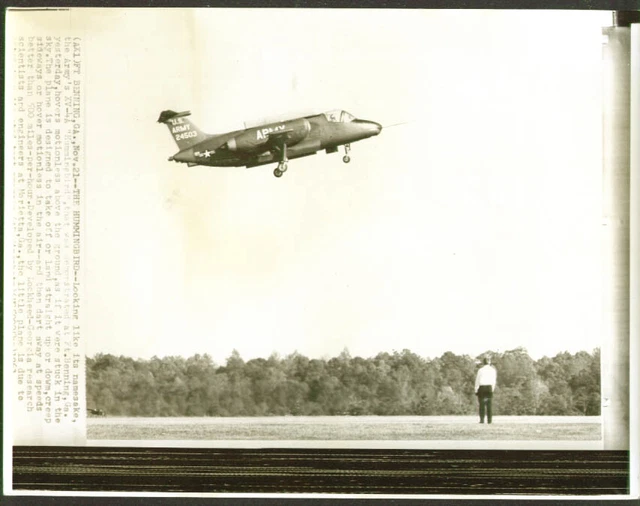 US ARMY XV-4A Hummingbird VTOL Ft Benning photo 1962 EUR 11,28 ...