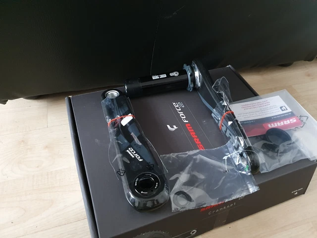 NEW SRAM FORCE 172.5mm 30mm axle 3 bolt carbon crankarms chainset BB30 ...