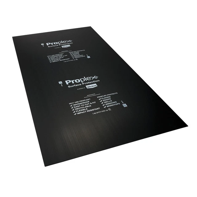 PROPLEX BLACK SURFACE Protection Sheet - 2400 x 1200 x 2mm £5.60 ...