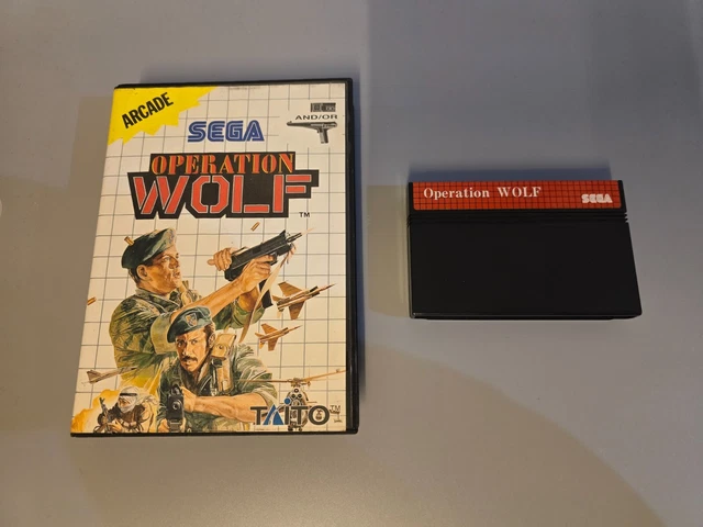 SEGA MASTER SYSTEM - Operation Wolf - PAL EUR 14,90 - PicClick FR