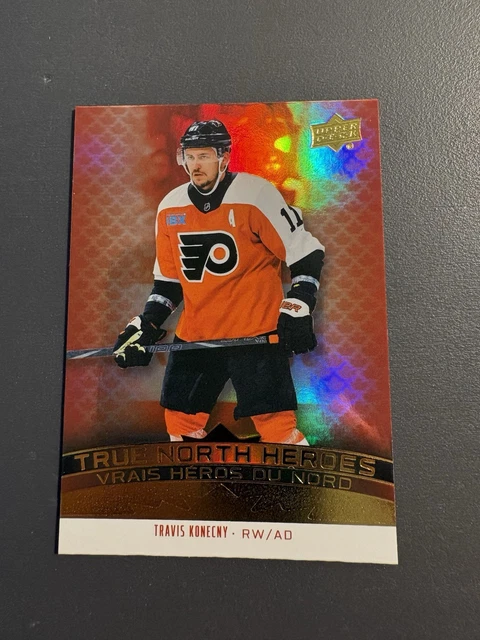 2025/26 UPPERDECK TIM Hortons True North Heroes Travis Konecny TNH-7 ...
