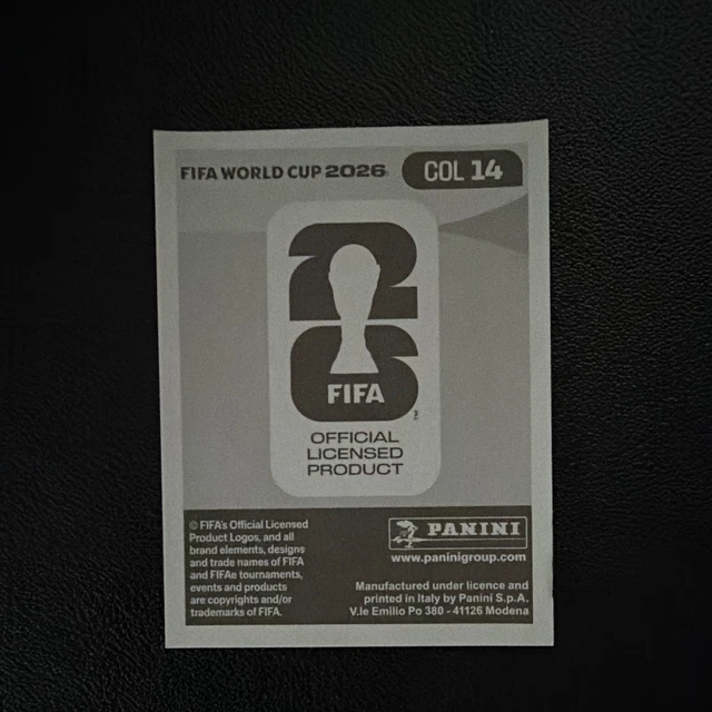 PANINI WORLD CUP 2026 Sticker COL 14 James Rodríguez Colombia Player ...