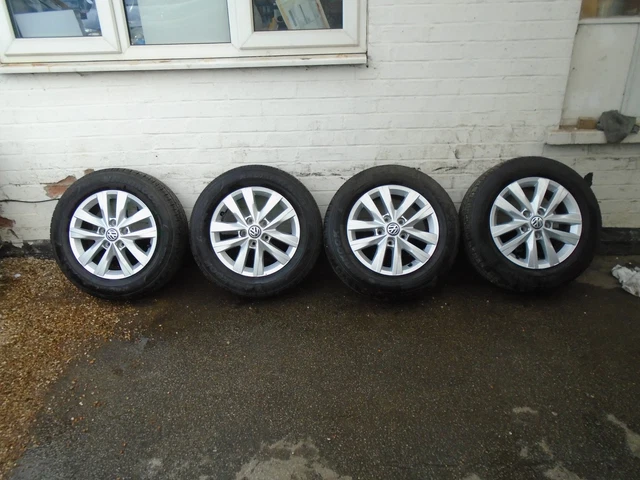 NEW GENUINE VW Transporter T5 T6 16" Highline Alloy Wheels /Tyres ...