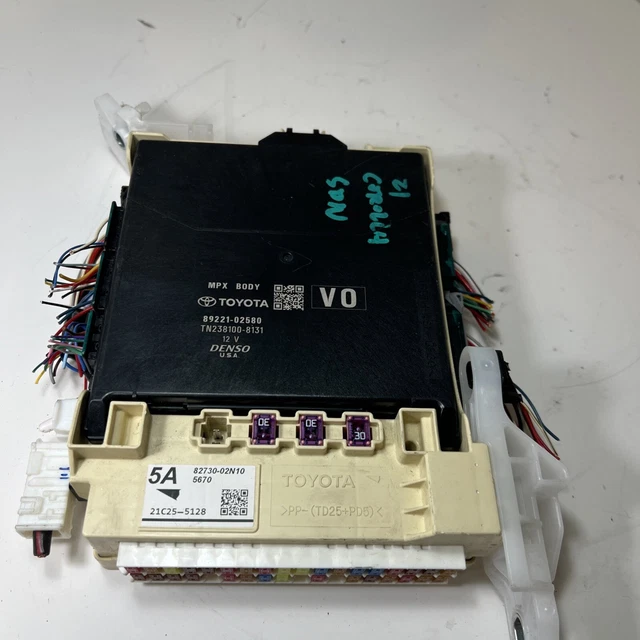 2021 TOYOTA COROLLA Multiplex Network Junction Box Module 89221-02580 ...
