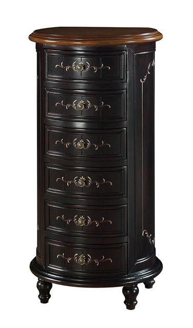 DESIGN COMMODE, ARMOIRE Luxe Bois Ronde Commodes Armoires Étagère ...