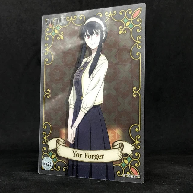 SPY X FAMILY YOR FORGER No.25 Japanese Collectable Clear Card Anime EUR ...