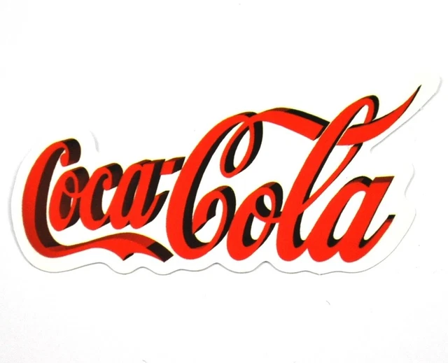 Coca Cola Logo Sticker À VENDRE! - PicClick FR