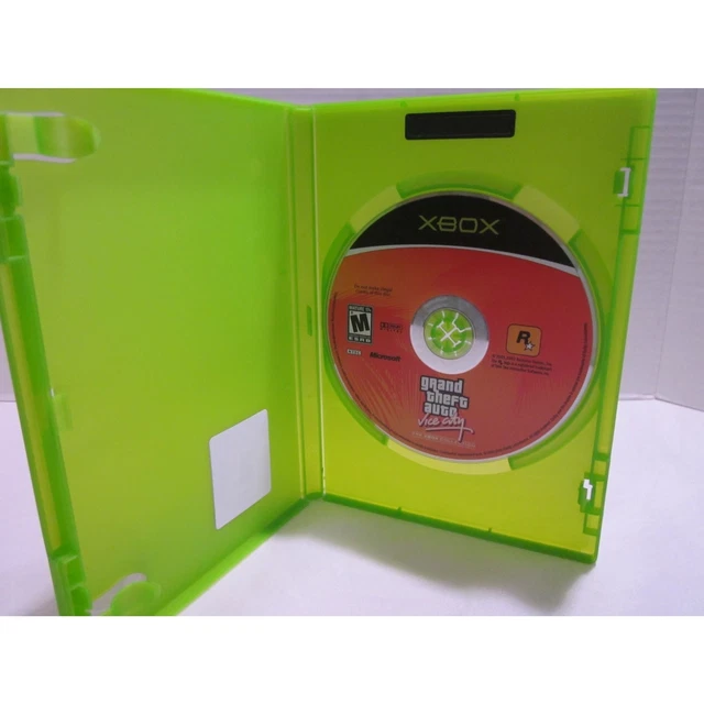 GRAND THEFT AUTO Vice City Original XBOX Game Only No Manual 2001 2003 ...
