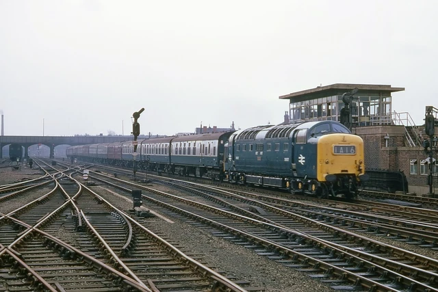 BRITISH RAIL DELTIC D9007 Pinza, Doncaster 22/04/68 Rail Photo R1016 £0 ...