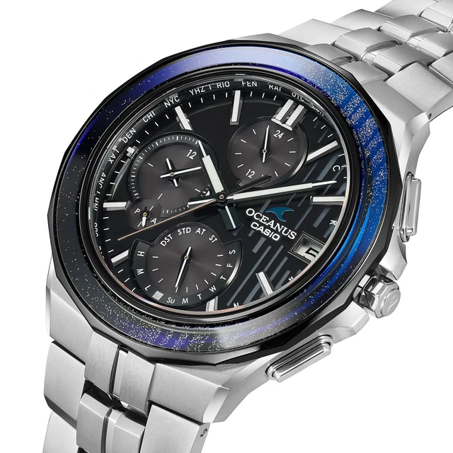 CASIO OCEANUS OCW-S5000MB-1AJF Montre solaire radio Bluetooth modèle ...