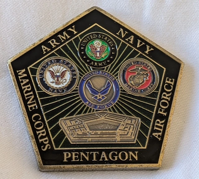 DEPARTMENT OF WAR Defence Coin Air Force Trump Retro Americana Copper ...