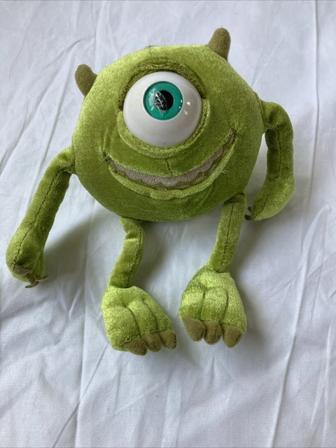 MIKE WAZOWSKI PLUSH Plastic Eye 7” Disney Pixar Stuffed Toy Monsters ...